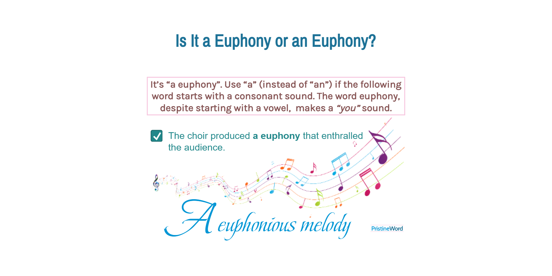 Is It a Euphony or an Euphony?