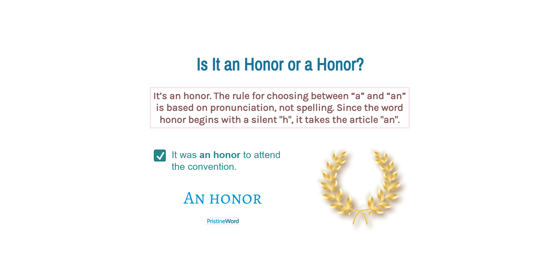 Is It an Honor or a Honor?