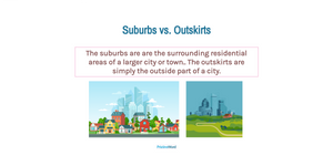 Suburbs vs. Outskirts. What's the Difference?