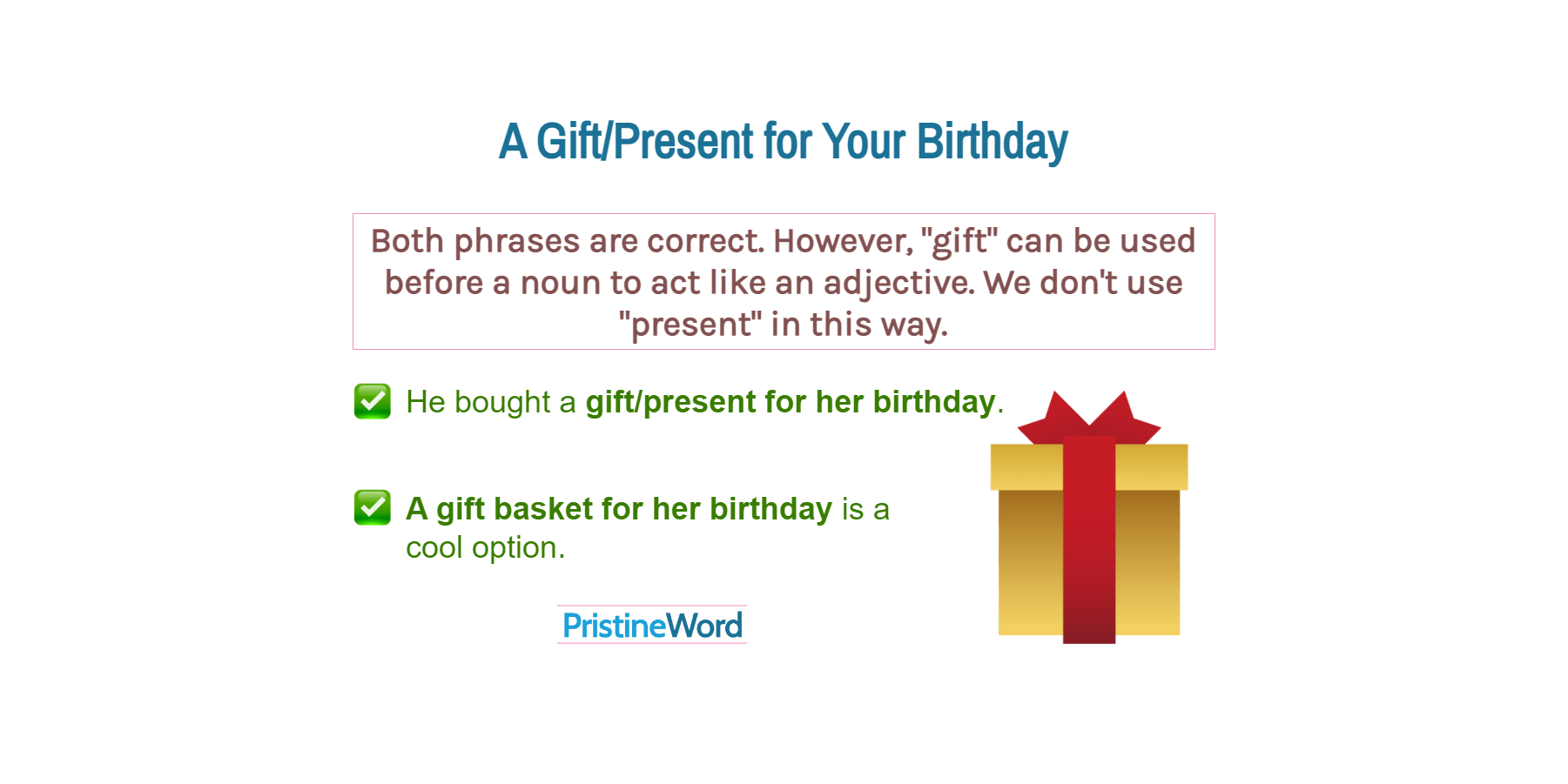 Gift/Present for Your Birthday